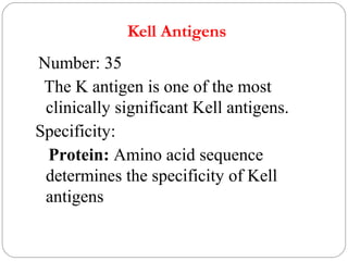 Kell blood group system | PPT
