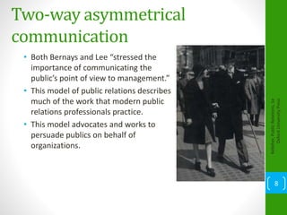Chapter 2 - Public Relations Models Through the Ages | PPT