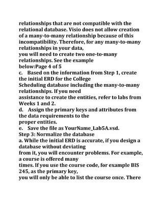 Keller bis-245-week-5-lab-er-diagram-and-er-matrix-new | PPT