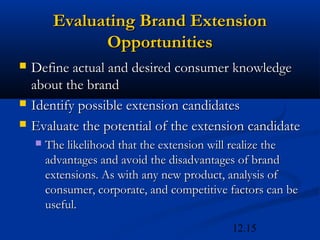 Brand management | PPT