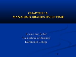 Chapter 13 Brand