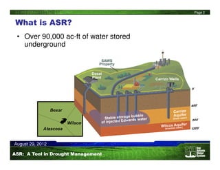 Aquifer Storage and Recovery, Kelley Neumann | PDF