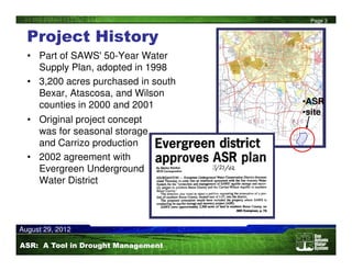 Aquifer Storage and Recovery, Kelley Neumann | PDF