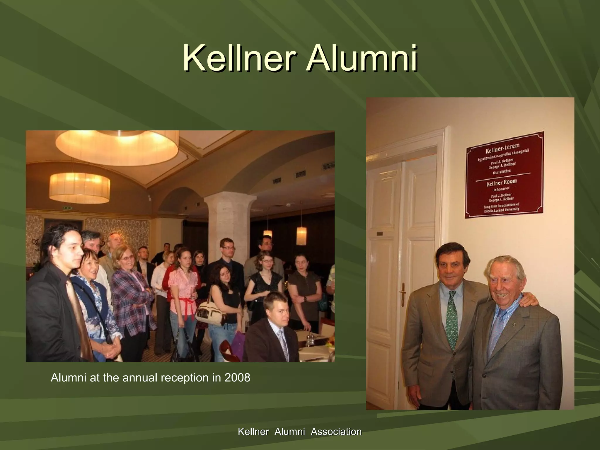 Kellner Alumni - Introduction | PPT | College Education | Education