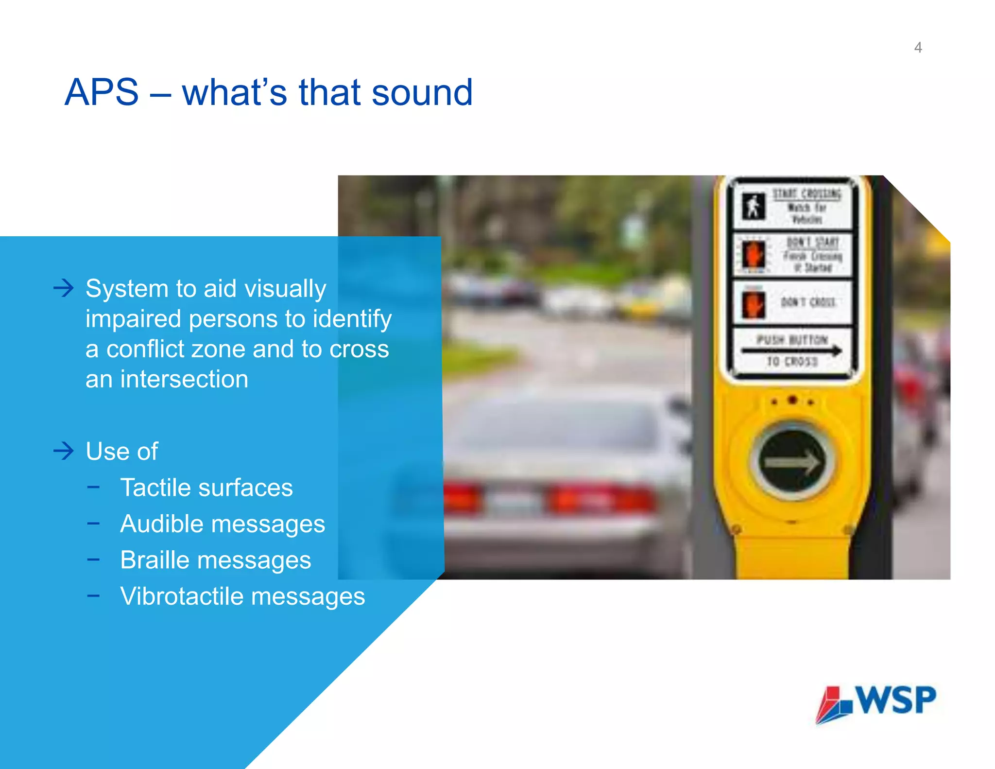 Accessible Pedestrian Signals | PPTX
