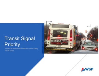 Transit Signal Priority | PPTX