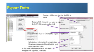 MZMine workflow from Dr. Kellogg | PDF