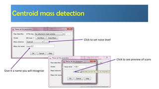 MZMine workflow from Dr. Kellogg | PDF