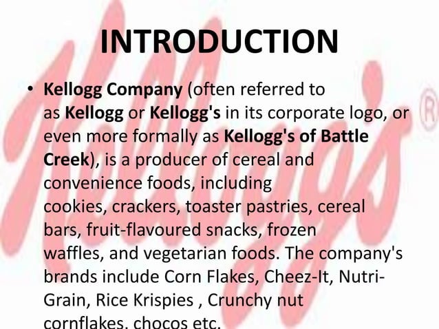Kelloggs | PPTX