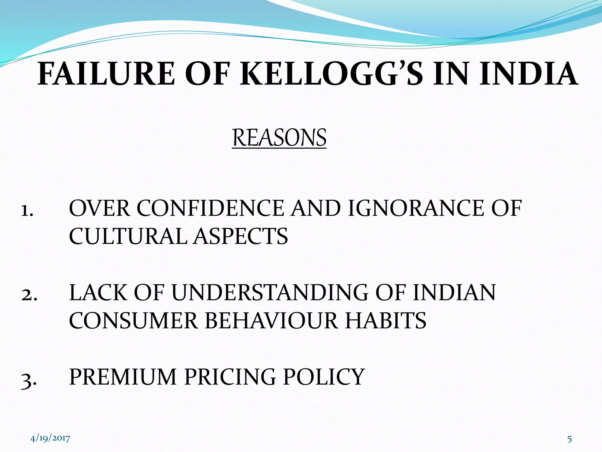 Kellogg's failure | PPTX | Grocery Shopping | Shopping