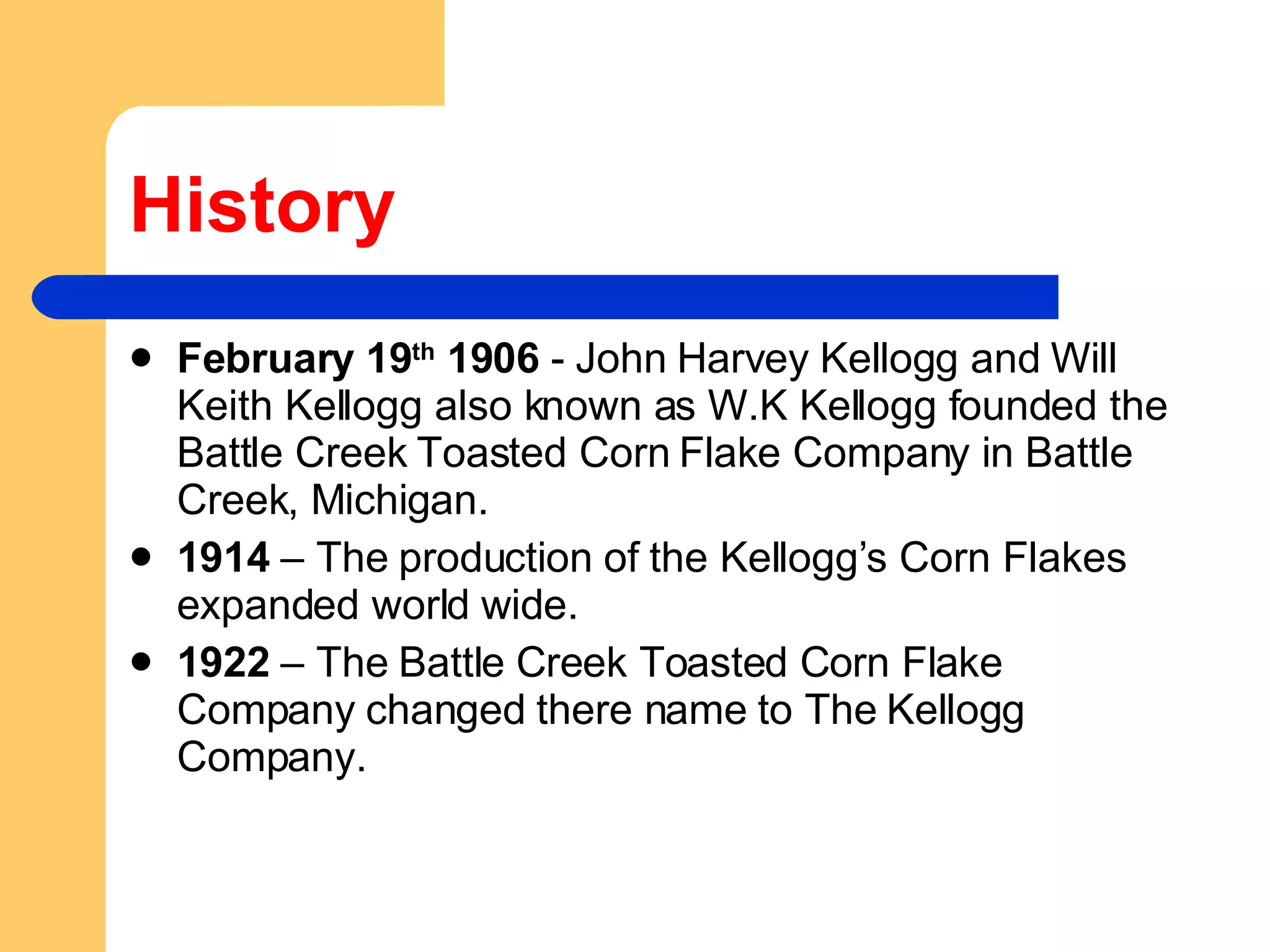 Kelloggs Presentation | PPT