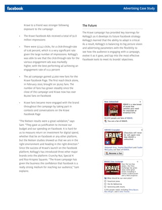 Kellogg's Facebook case study | PDF