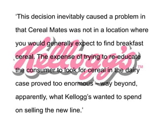 Kellogg’s Cereal Mates - Warm Milk, Frosty Reception | PPSX