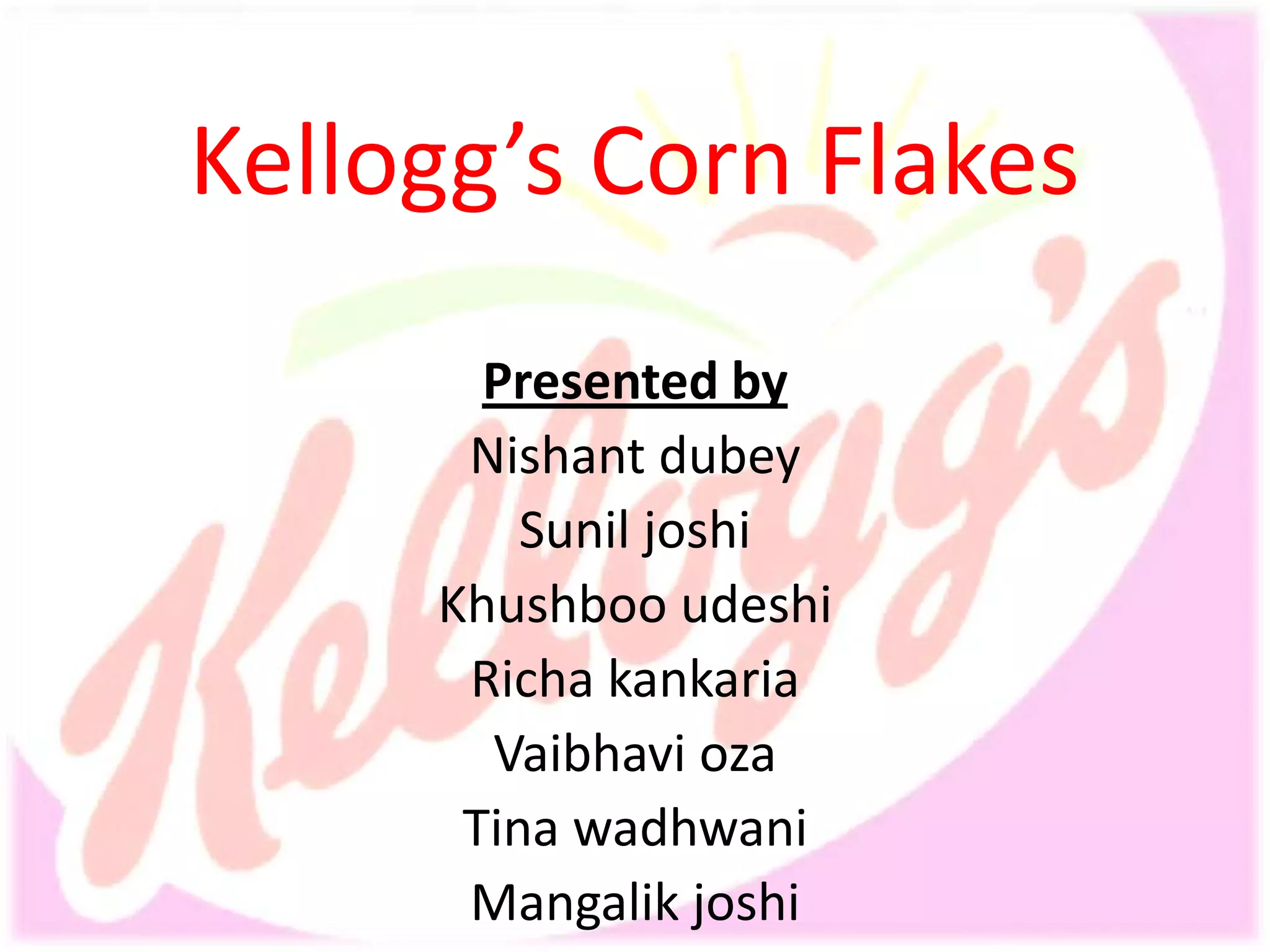 Kellogg’s corn flakes | PPTX