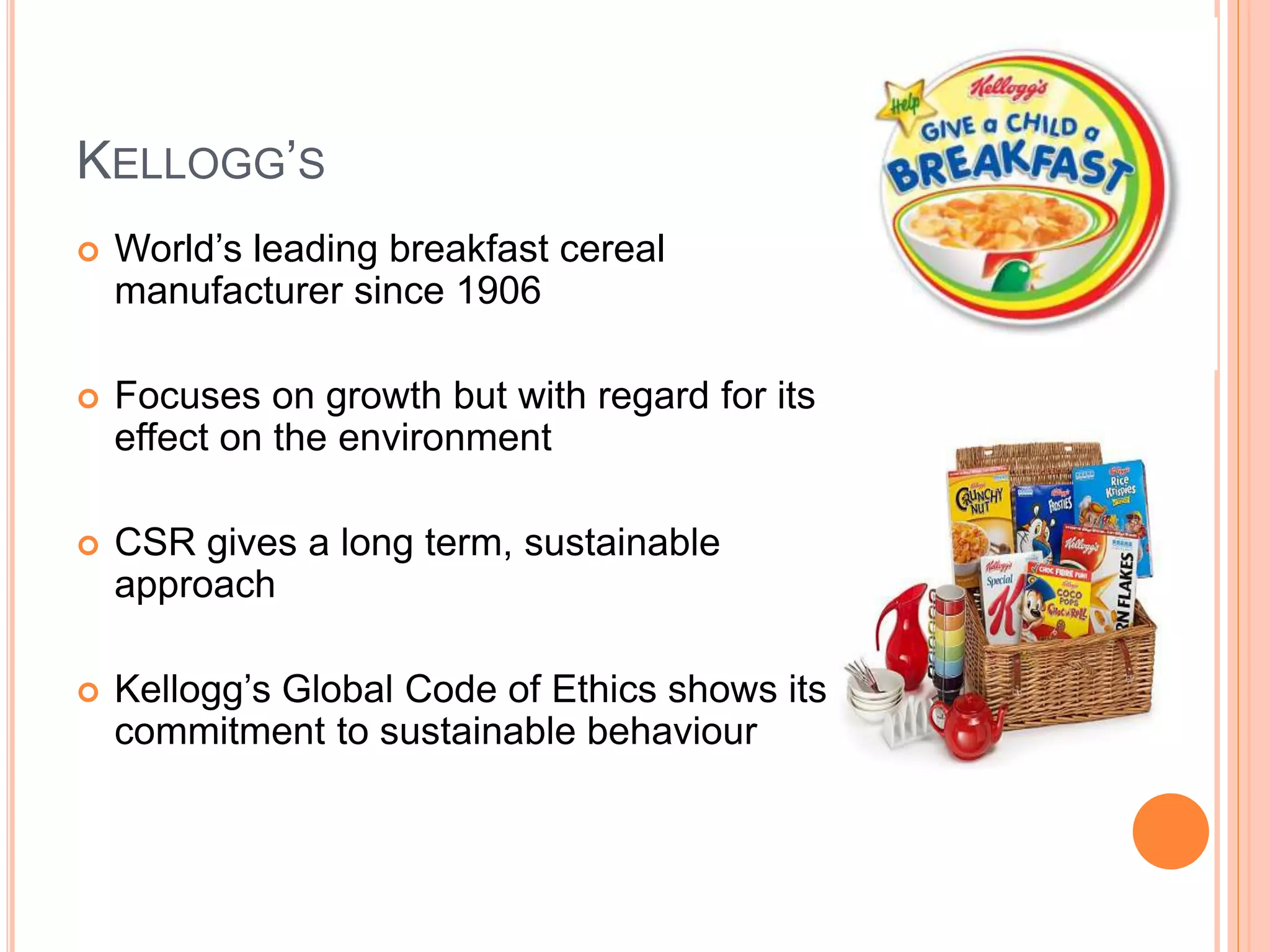 Kellogg's supply chain | PPTX