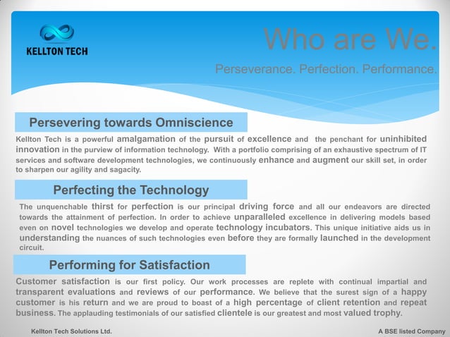 Kellton Tech Corporate Profile | PPT
