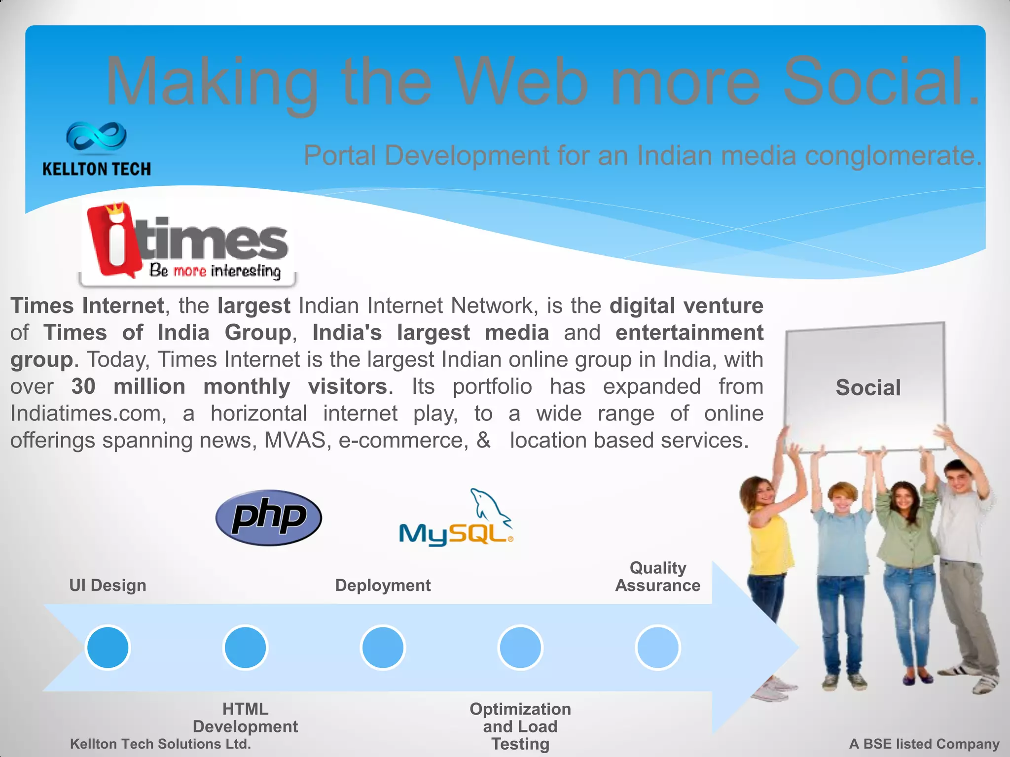 Kellton Tech Profile - Consumer and Enterprise Web Applications | PPT
