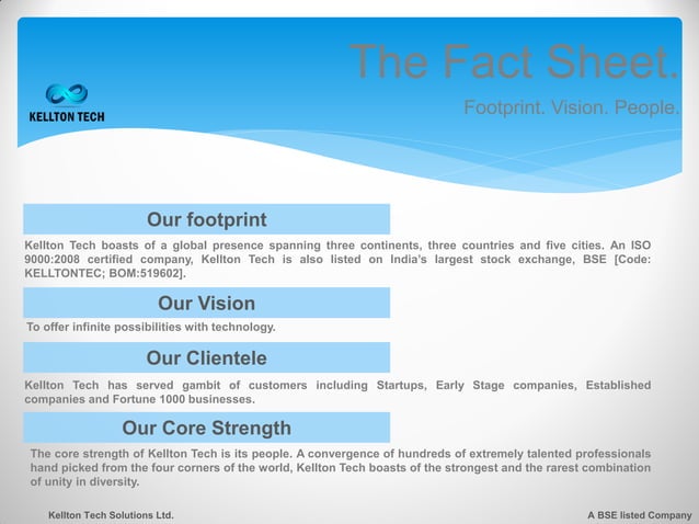 Kellton Tech Profile - Consumer and Enterprise Web Applications | PPT