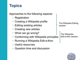 Getting to grips with Wikipedia - Brian Kelly & Nancy Graham | PPTX | Web Conferencing ...