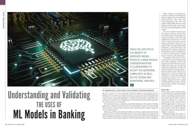 Understanding and validating the uses of machine learning models | PPT