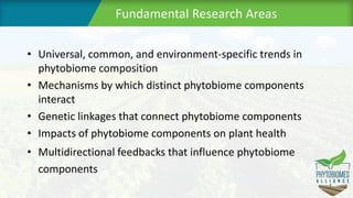 From Simple to Complex – Phytobiomes and the 2050 Vision for ...