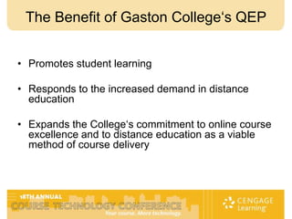 Course Tech 2013, Angie Rudd & Kelly Hinson, Strengthening Academic ...