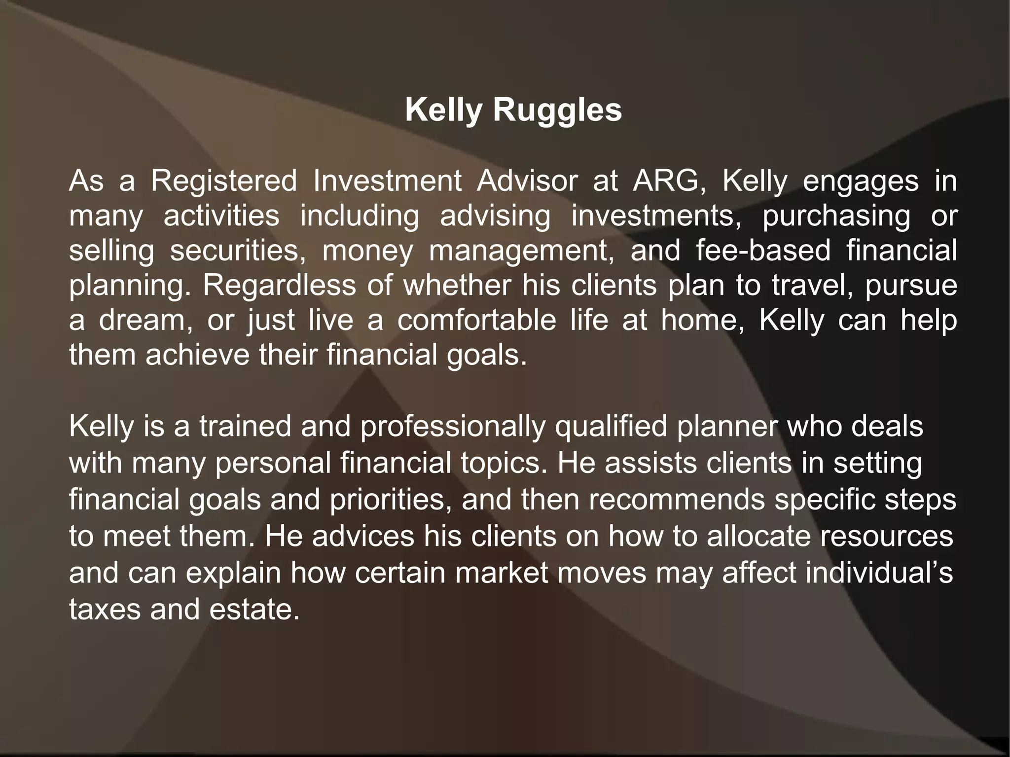 Kelly ruggles | PPS | Financial Industry | Industries
