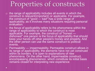 Kelly's theory | PPTX