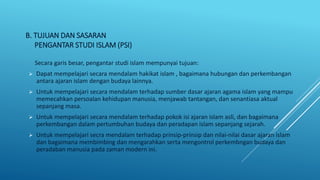 Pengantar Studi Islam | PPTX