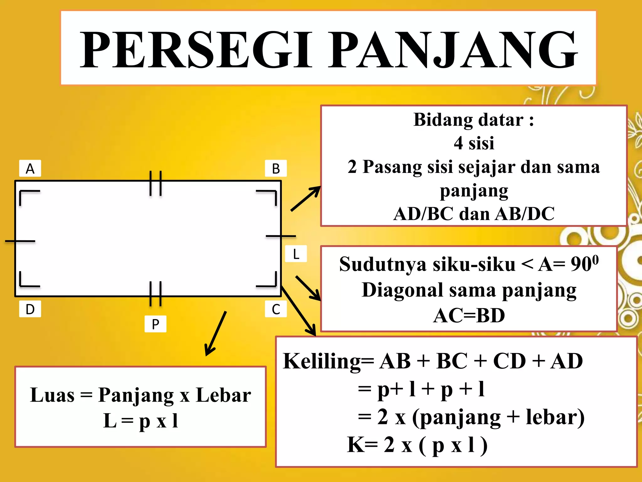 Kel n luas persegi panjang dan persgi 4 | PPTX