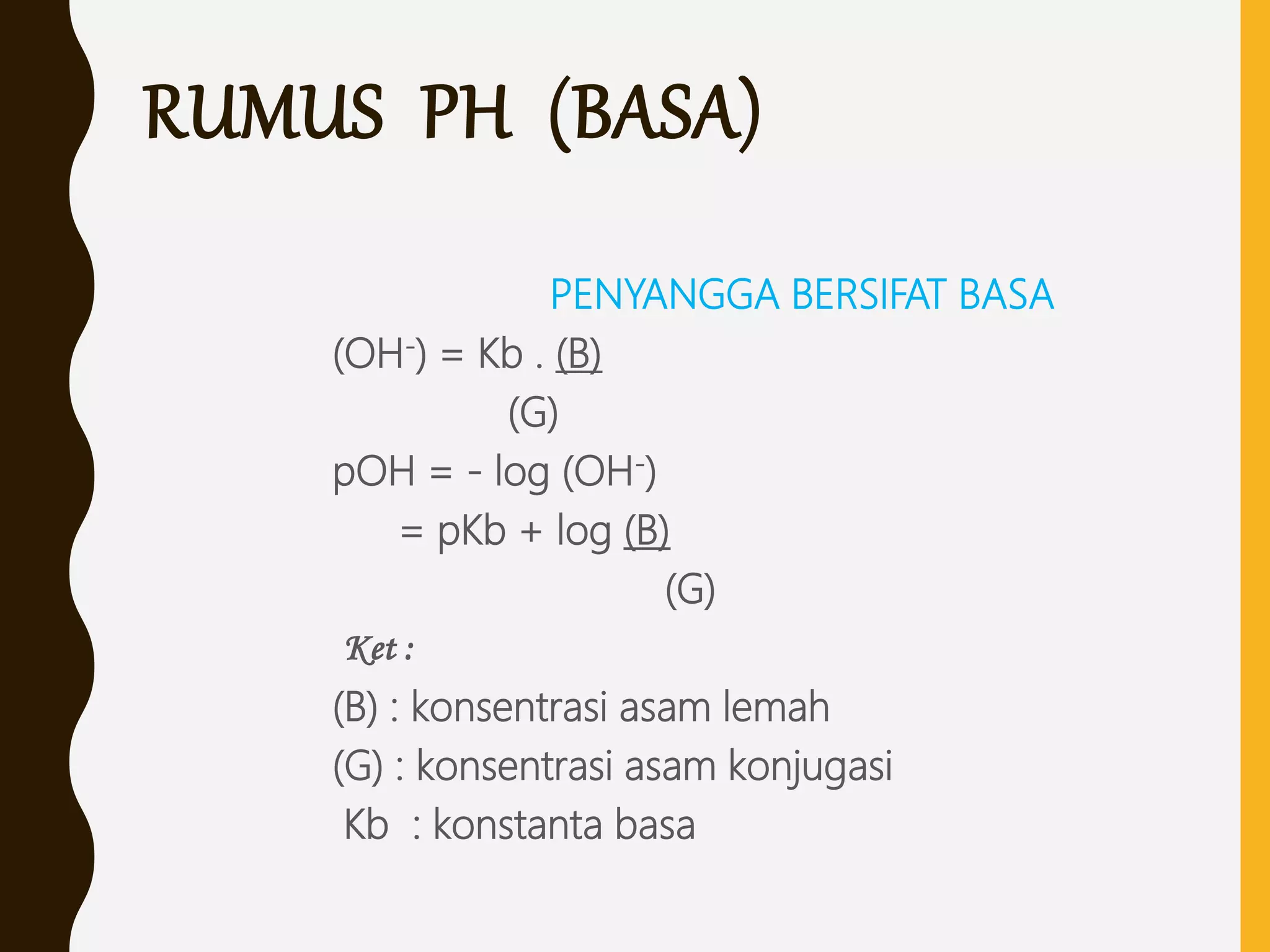 Larutan Penyangga Buffer kelas XI tp 2016/2017 | PPTX