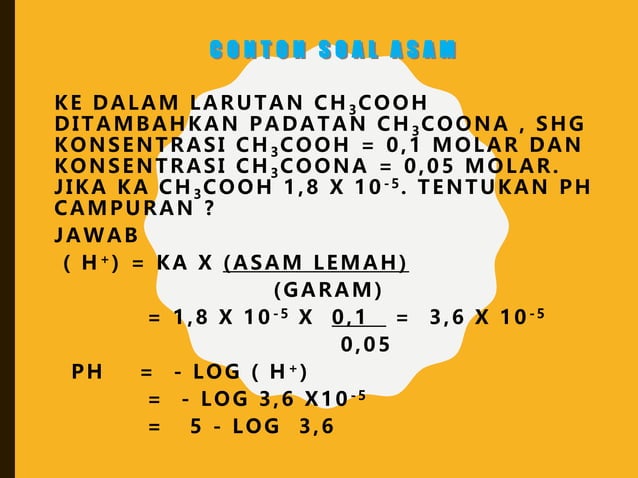Larutan Penyangga Buffer kelas XI tp 2016/2017 | PPT