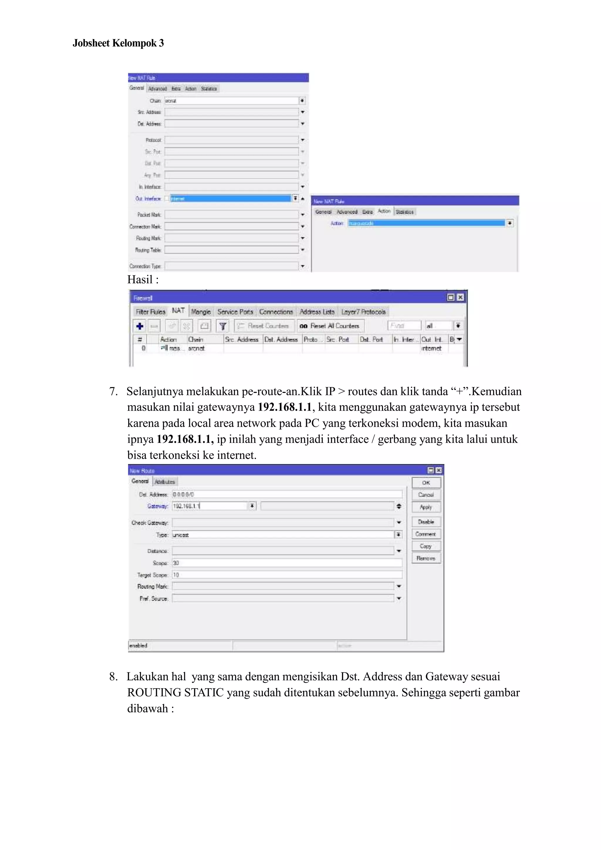 Kelompok 3 tiga lantai 4 ruangan masing-masing lantai | DOCX