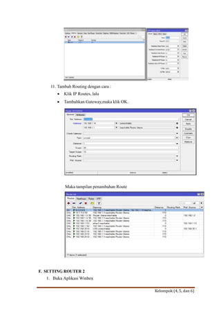 Kelompok 4-5-6 ospf dan backbone | DOCX