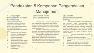 Kelompok 5. sistem pengendalian manajemen | PDF