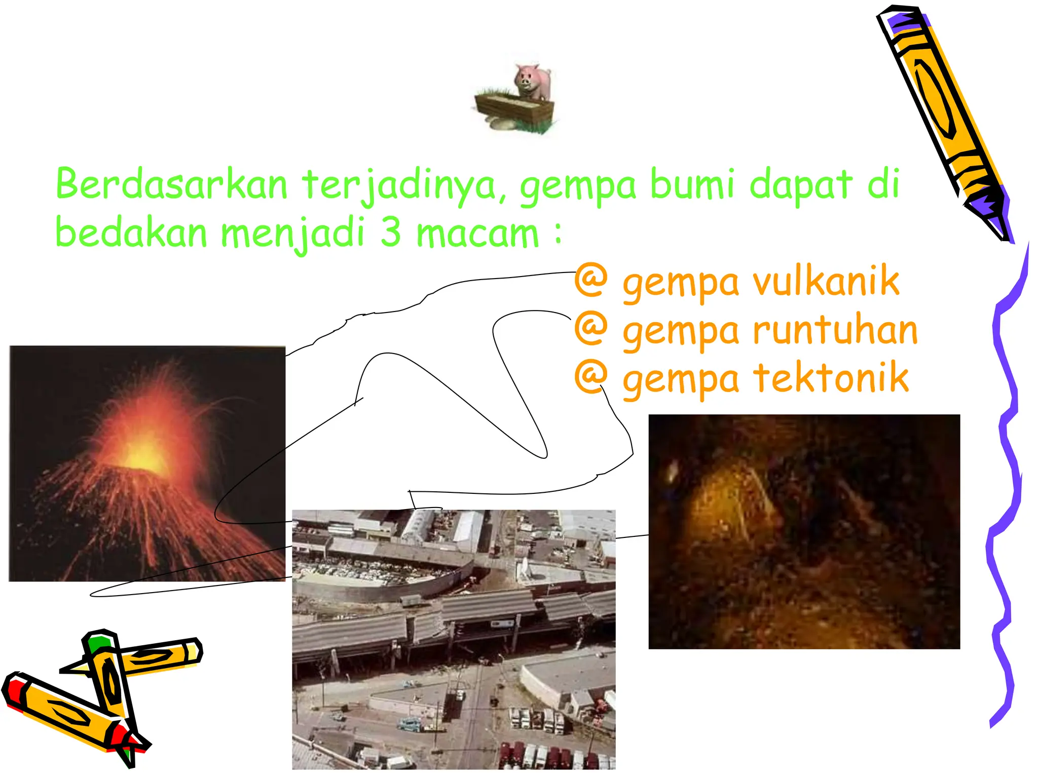 PPT Penyebab Gempa Bumi dari kelompok lima | PPT