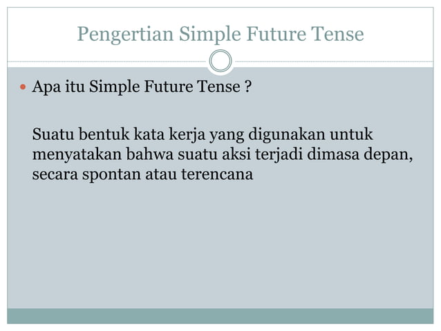 Simple Future Tense | PPT