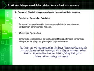 konsep diri interpersonal | PPT