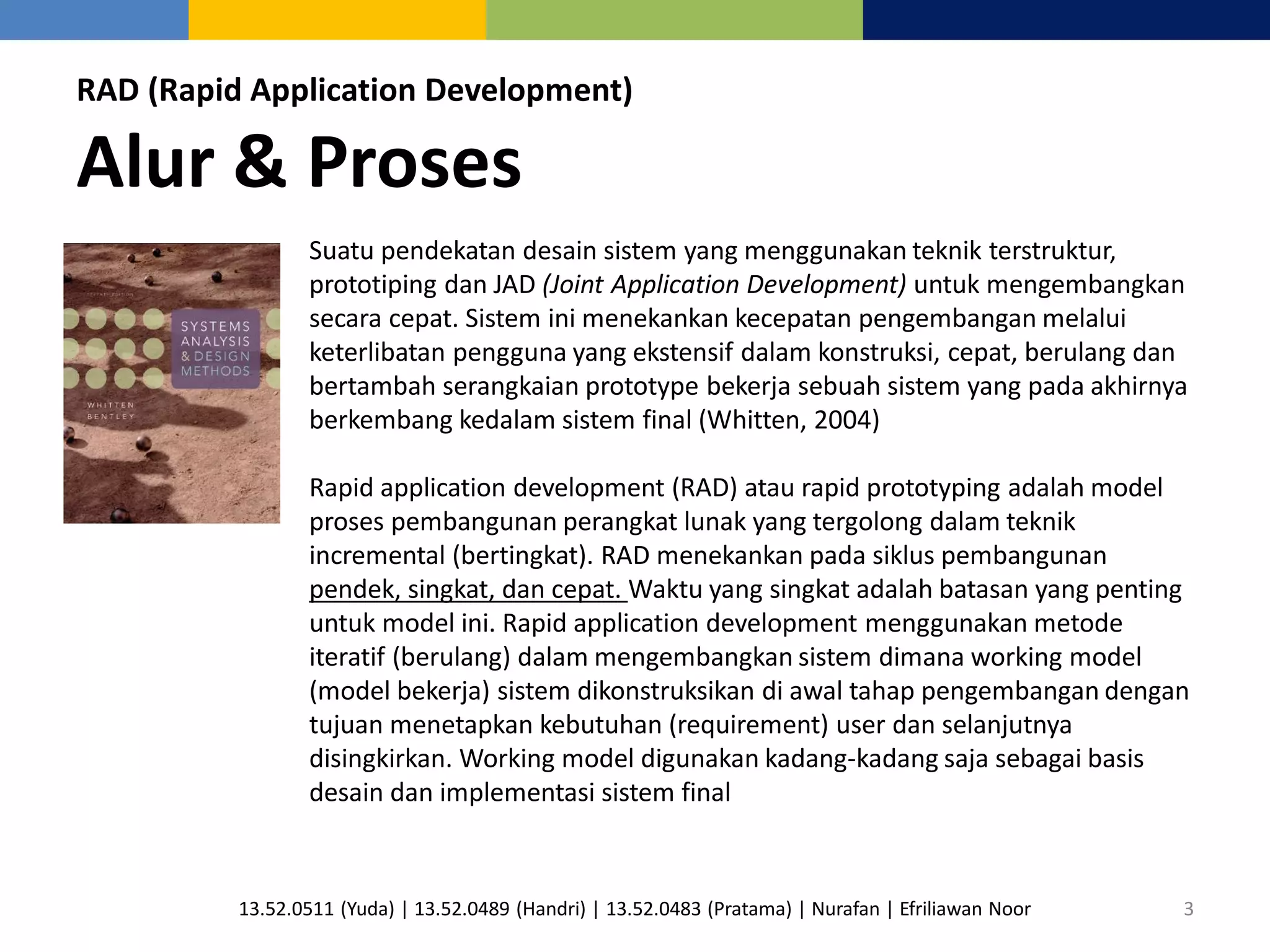 Rapid Apllication Development RAD Rekayasa Perangkat Lunak RPL | PDF