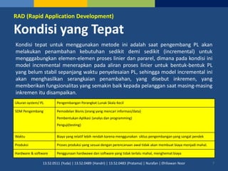 Rapid Apllication Development RAD Rekayasa Perangkat Lunak RPL | PDF