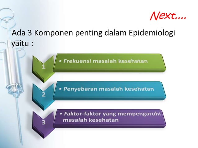 ruang lingkup epidemiologi | PPTX