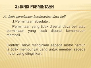 Materi Ekonomi SMA kelas 10 "Permintaan" | PPTX