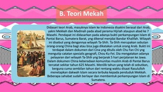 teori masuknya islam ke Nusantara | PPTX