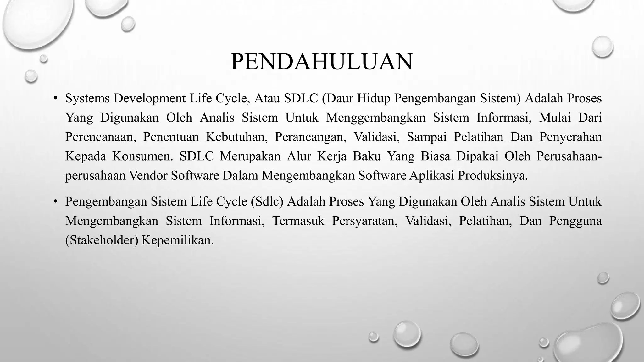 System Development Life Cycle | PPTX