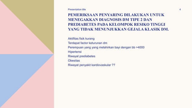 Studi kasus dm tipe 2 hiperglikemia.pptx | Free Download
