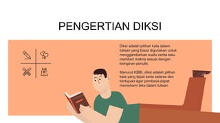 KELOMPOK 1 - BAB 3 KOSAKATA DAN DIKSI.pptx