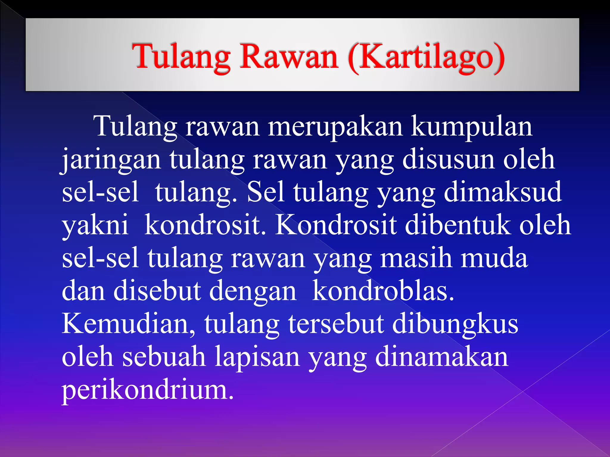 Biologi - Jenis tulang | PPTX