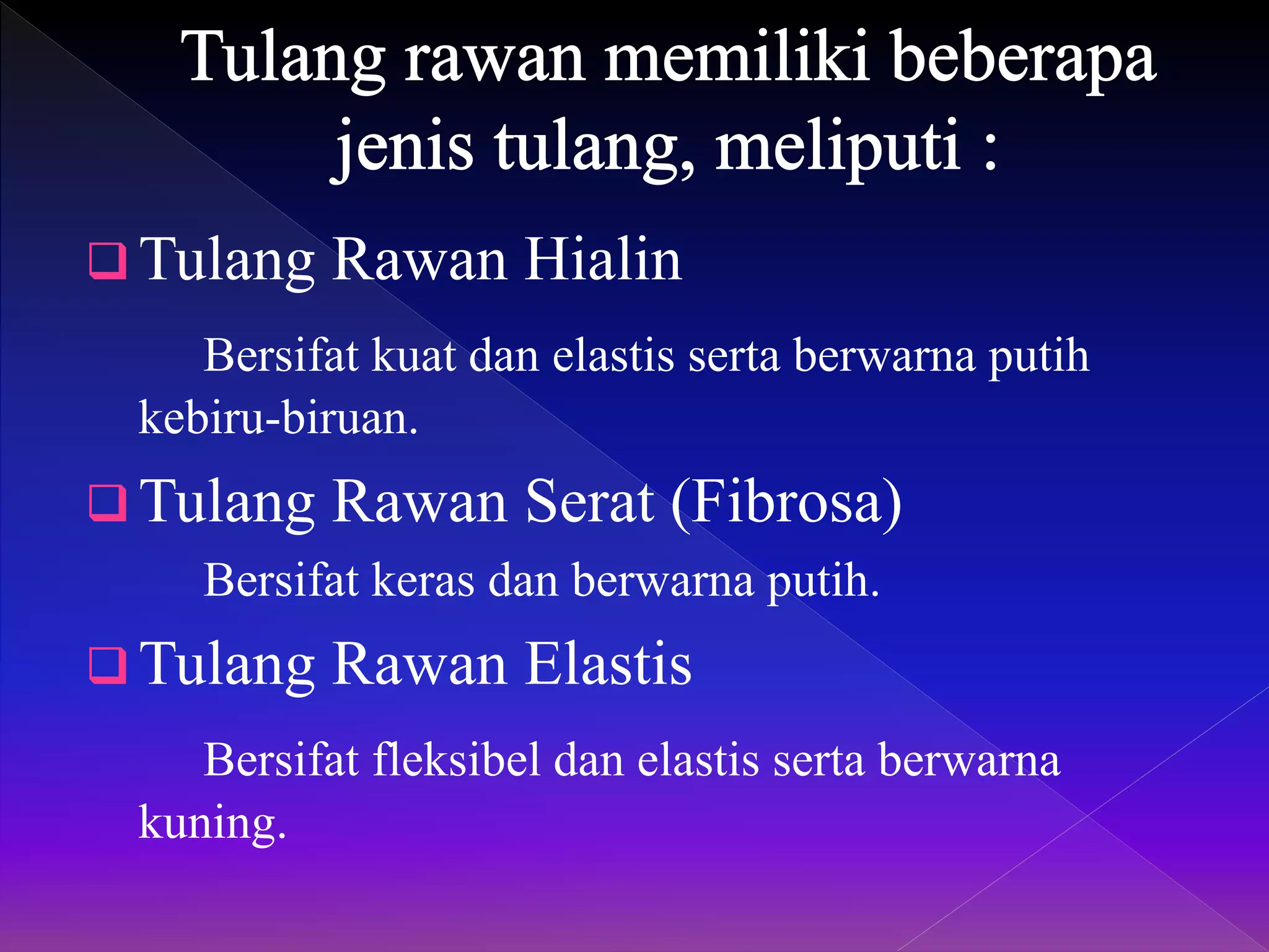 Biologi - Jenis tulang | PPTX