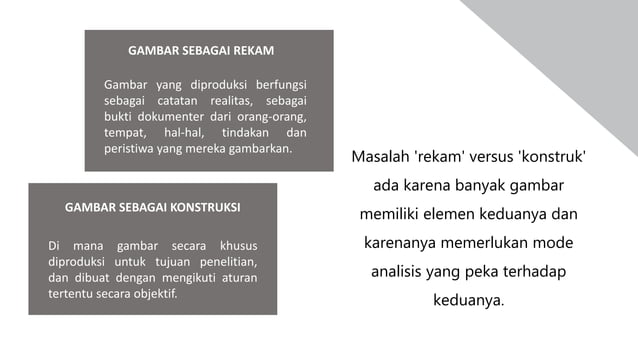 Perspektif Yang Berbeda Dan Metode Analisis Visual | PPTX