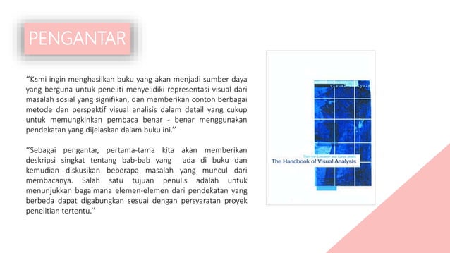 Perspektif Yang Berbeda Dan Metode Analisis Visual | PPTX